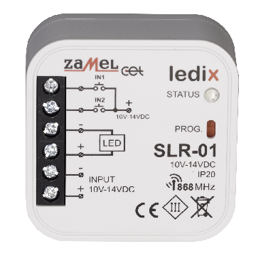 LED ovladač jednobarevný, SLR-01, ledix Zamel